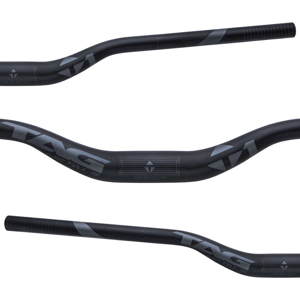 T1 Aluminium Handlebar - Black– TAG Metals MTB